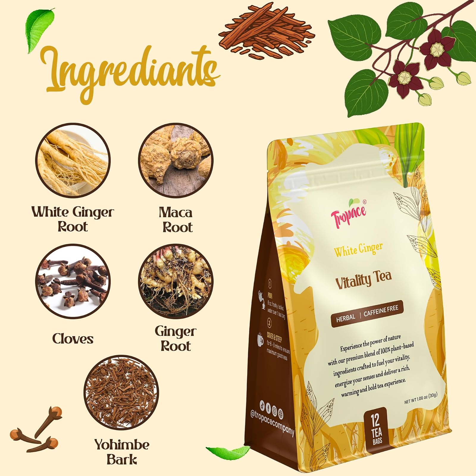 refreshing vitality tea for wellness