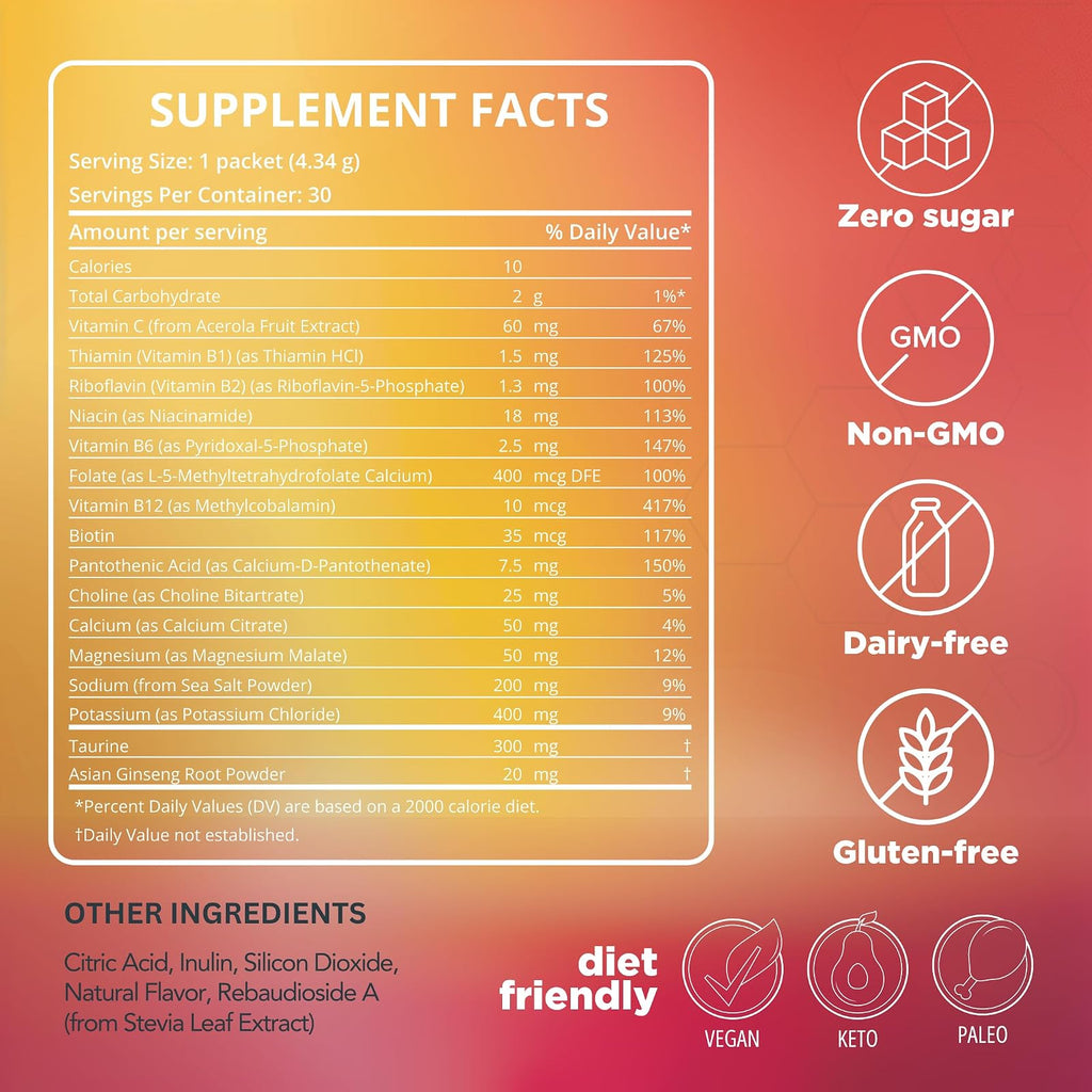 refreshing vitamin b complex hydration mix
