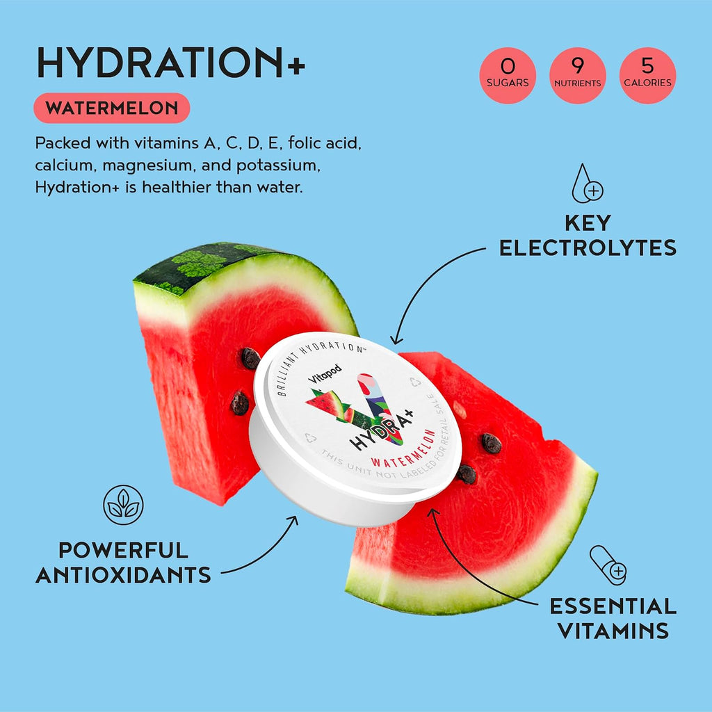 refreshing watermelon electrolyte beverage pods