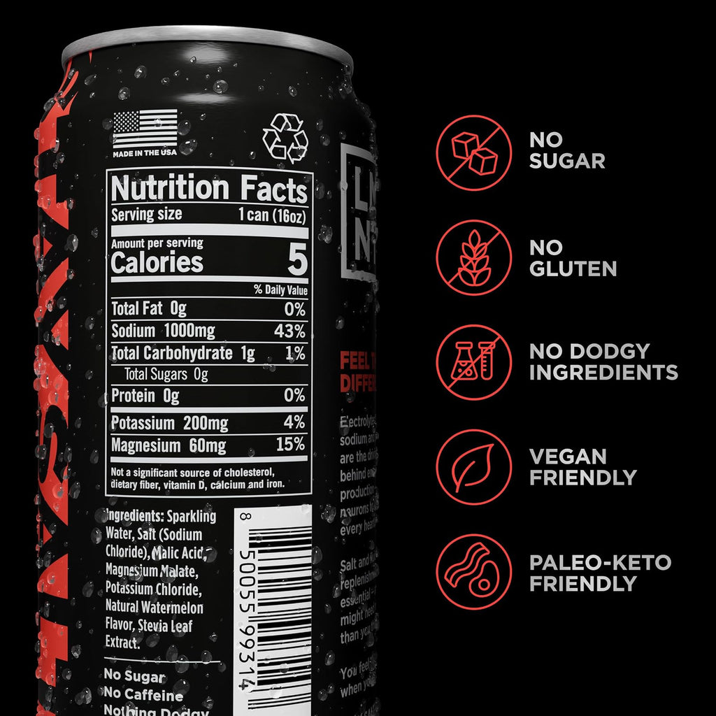 refreshing watermelon electrolyte beverage