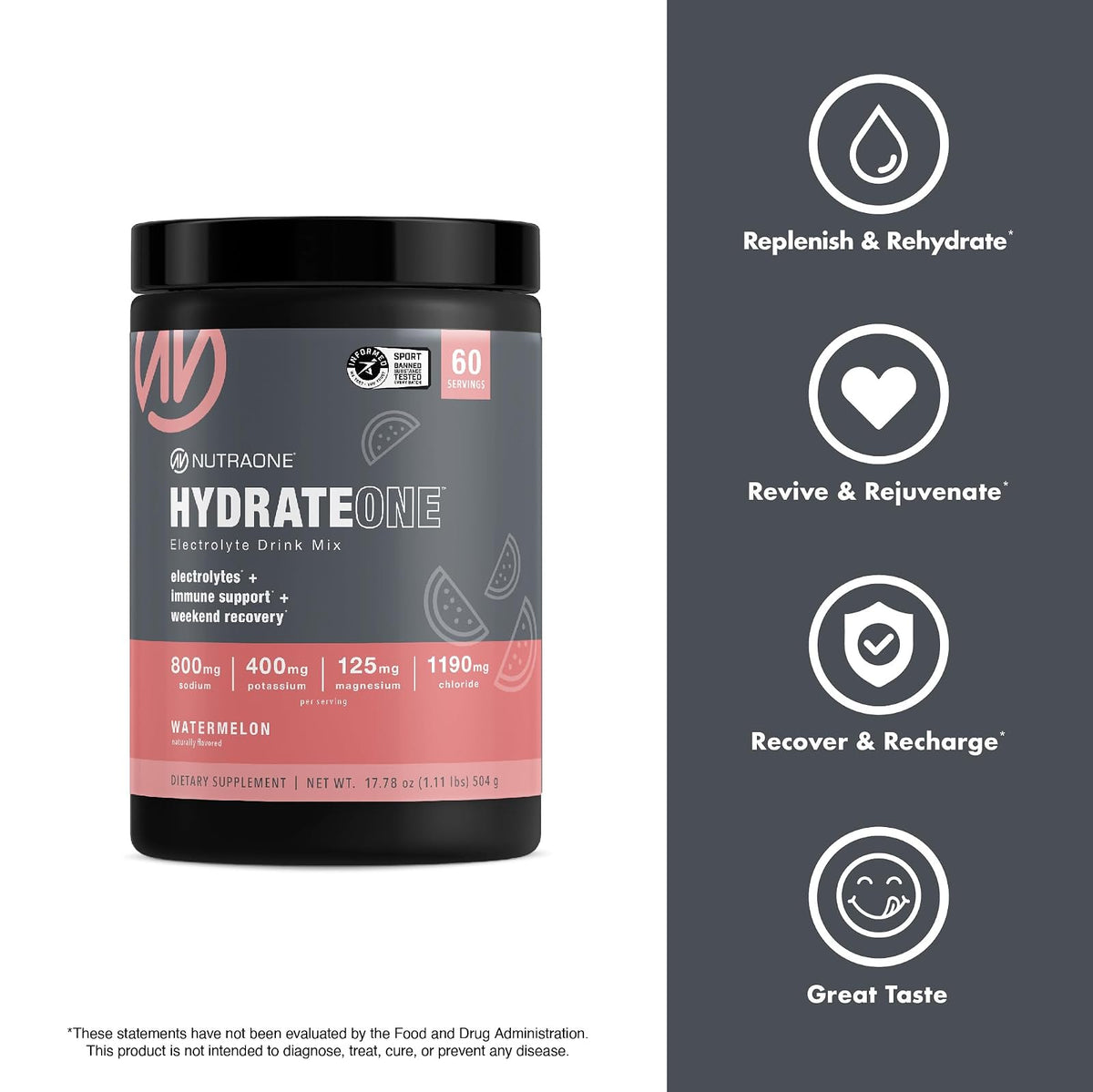 refreshing watermelon electrolyte beverage