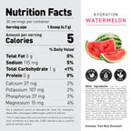 Refreshing watermelon electrolyte supplement