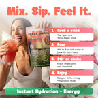 refreshing watermelon flavour electrolyte mix