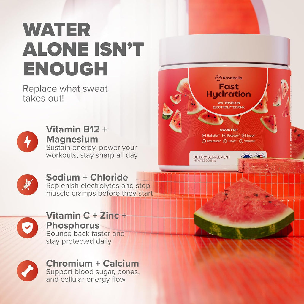 refreshing watermelon flavour electrolyte mix