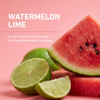 Refreshing watermelon lime protein drink
