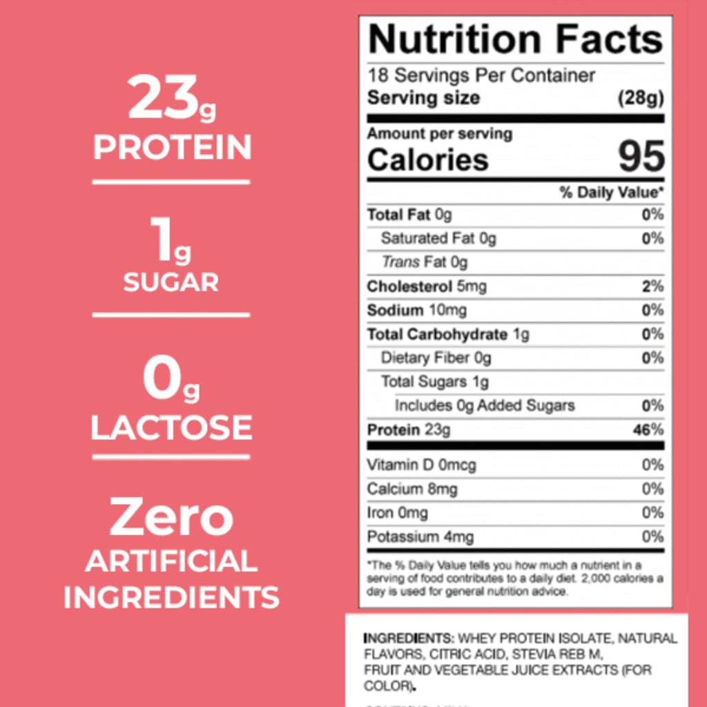 Refreshing watermelon protein drink