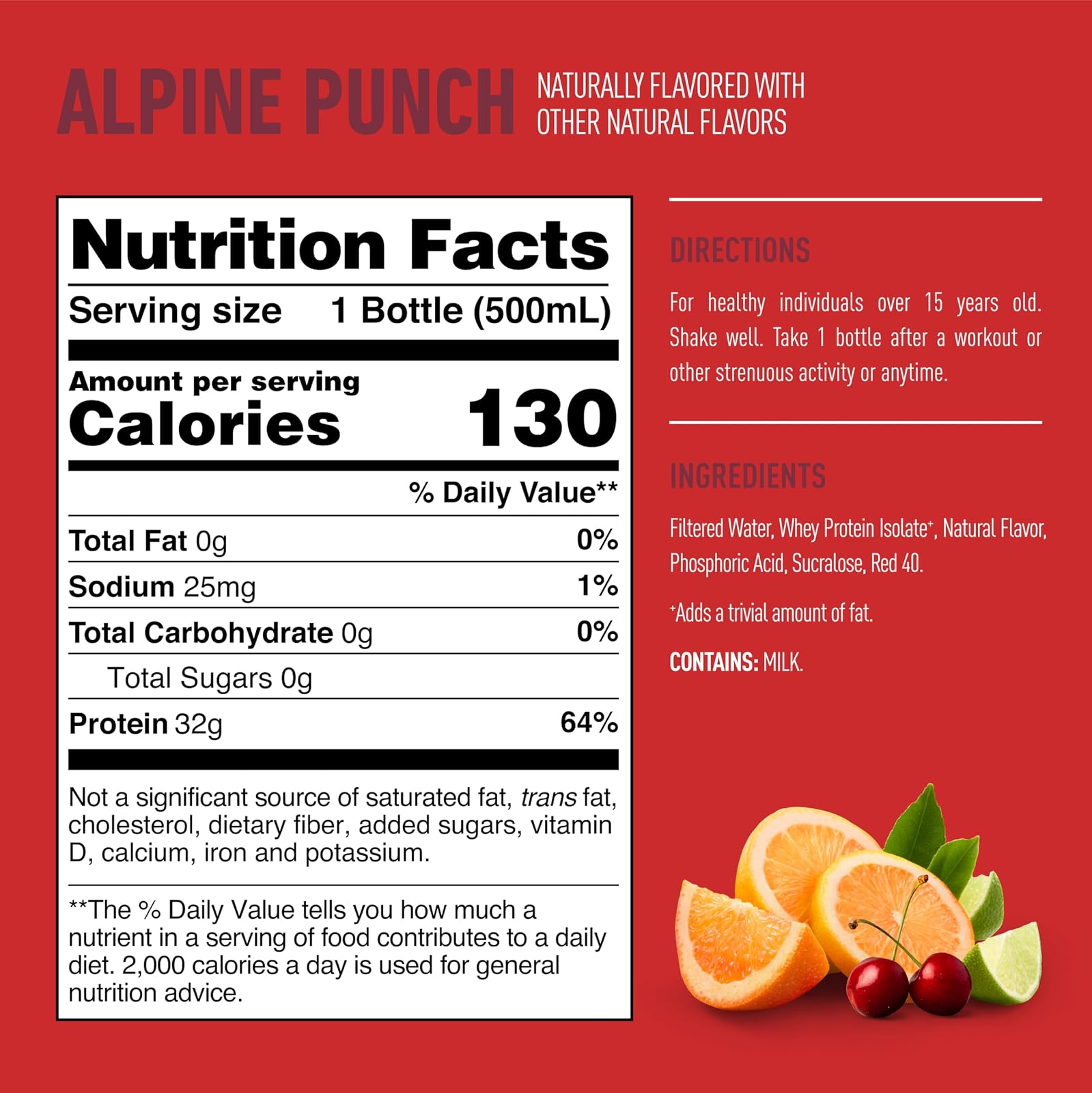 Refreshing whey protein hydration solution