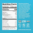 Refreshing white peach hydration flavour