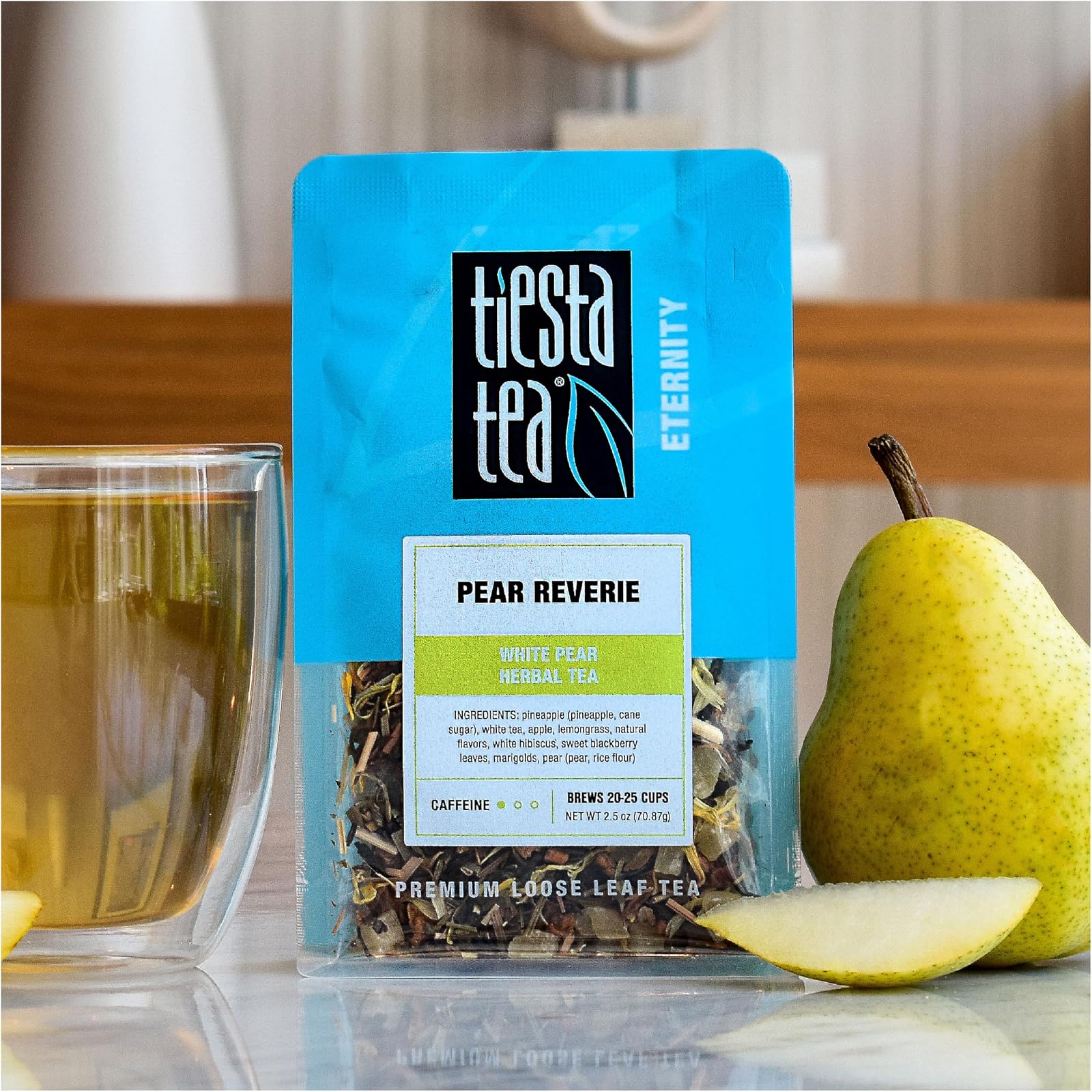 refreshing white pear herbal blend