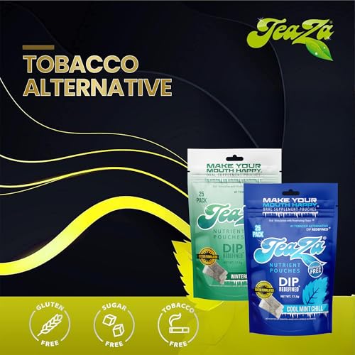 refreshing wintergreen chill energy pouches