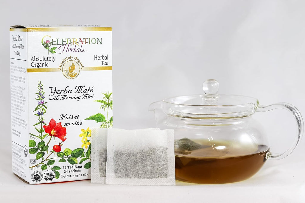 refreshing yerba mate with mint