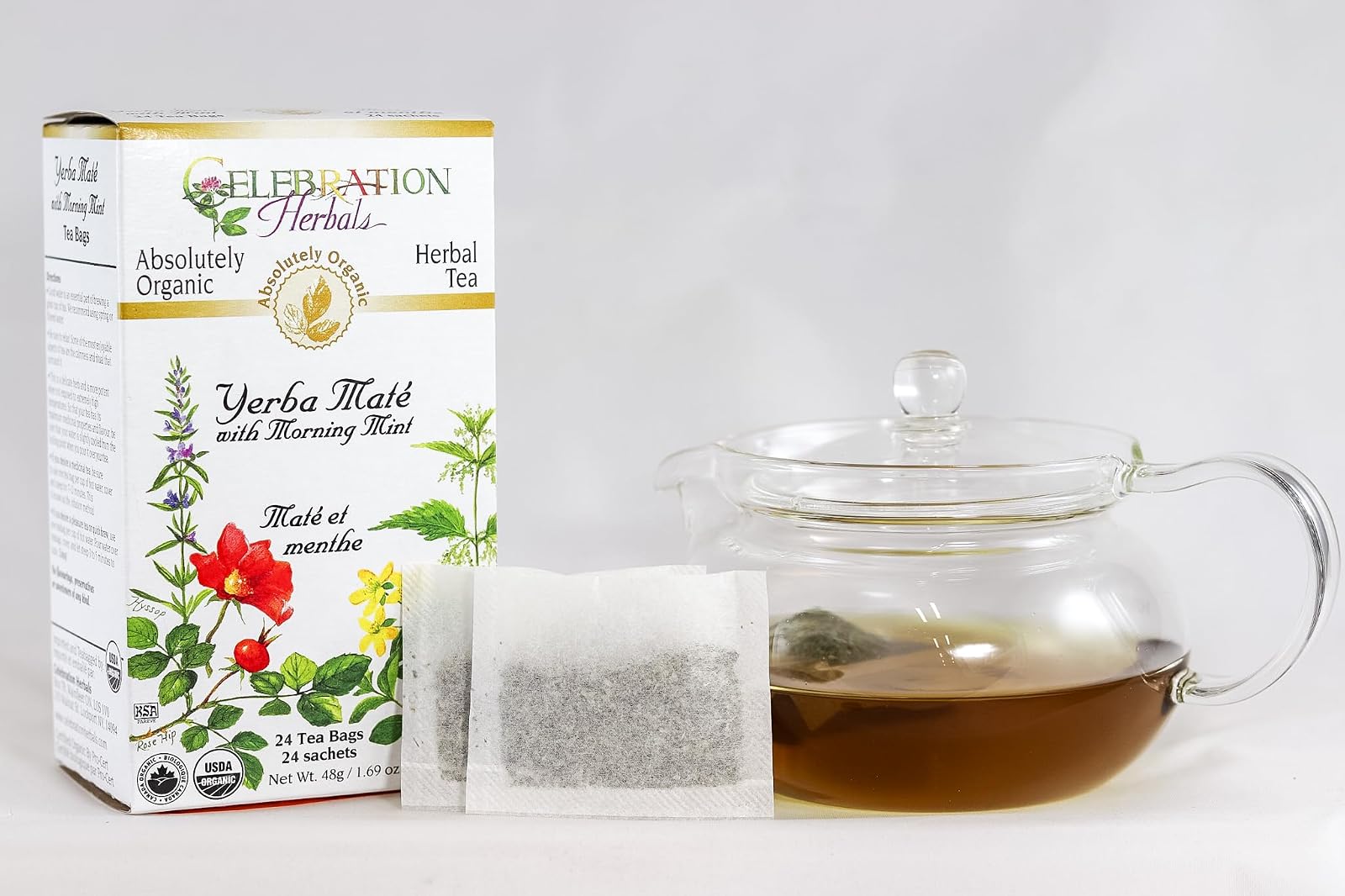 refreshing yerba mate with mint