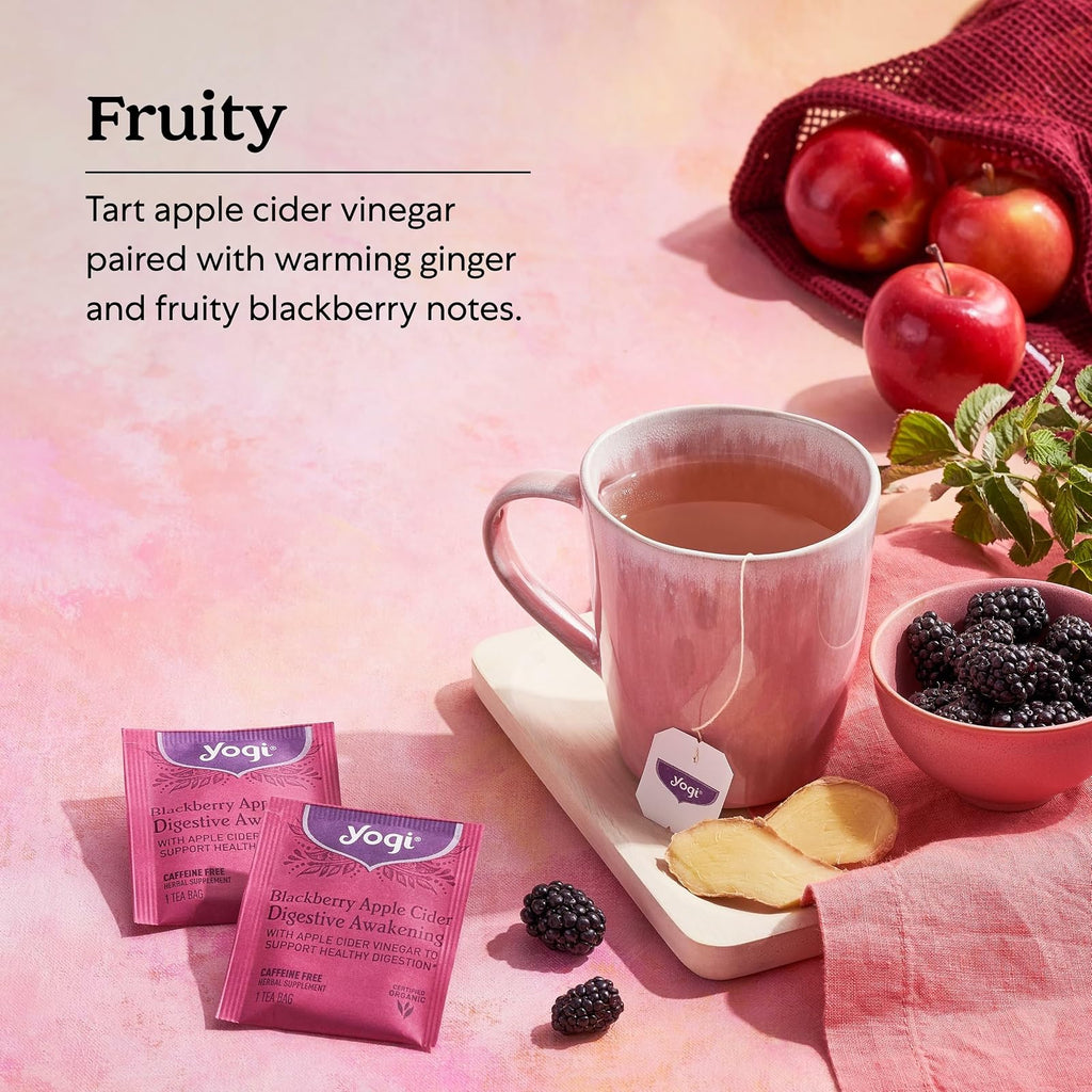 refreshing Yogi herbal tea experience