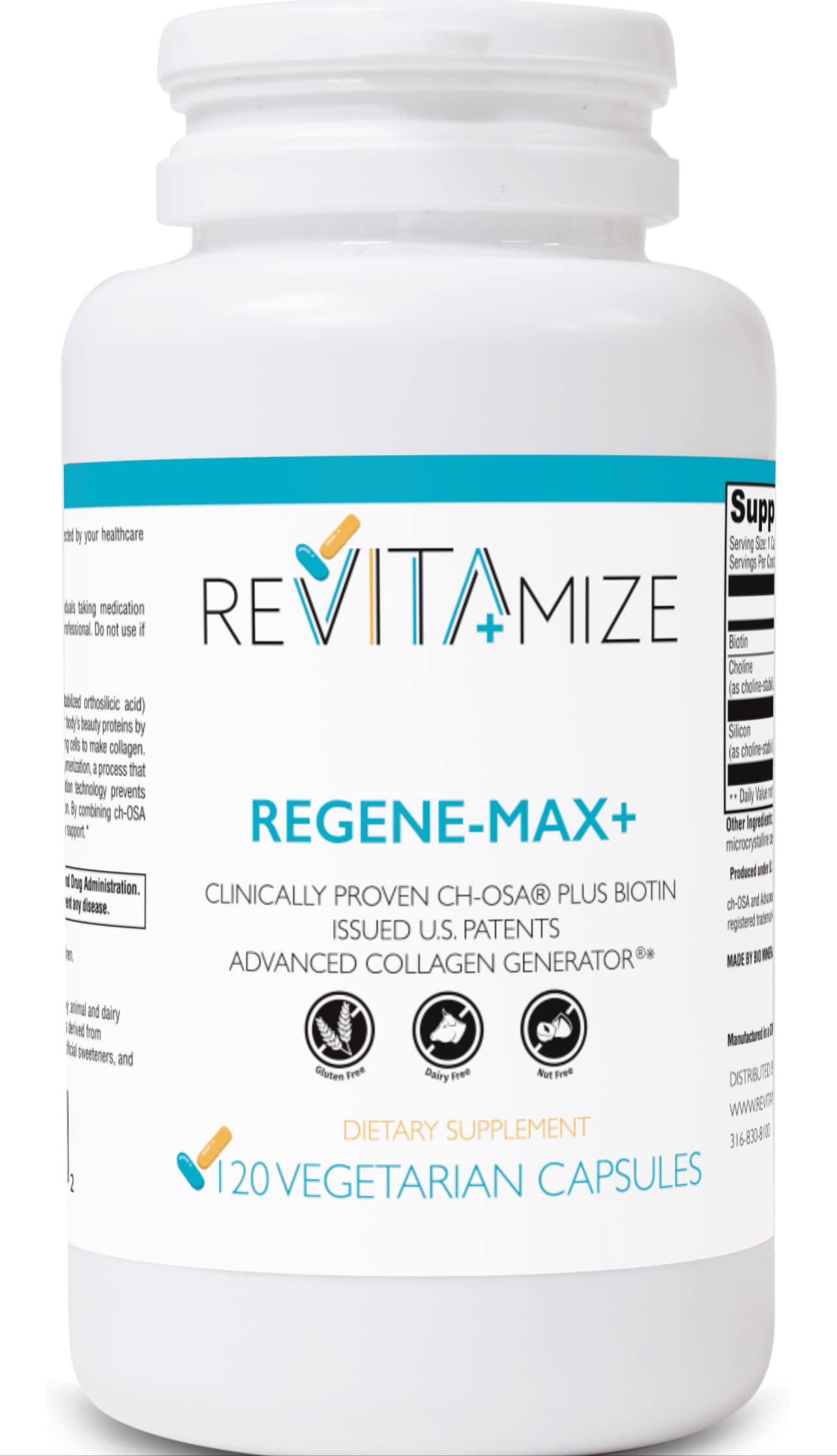 Regene supplements for youthful skin