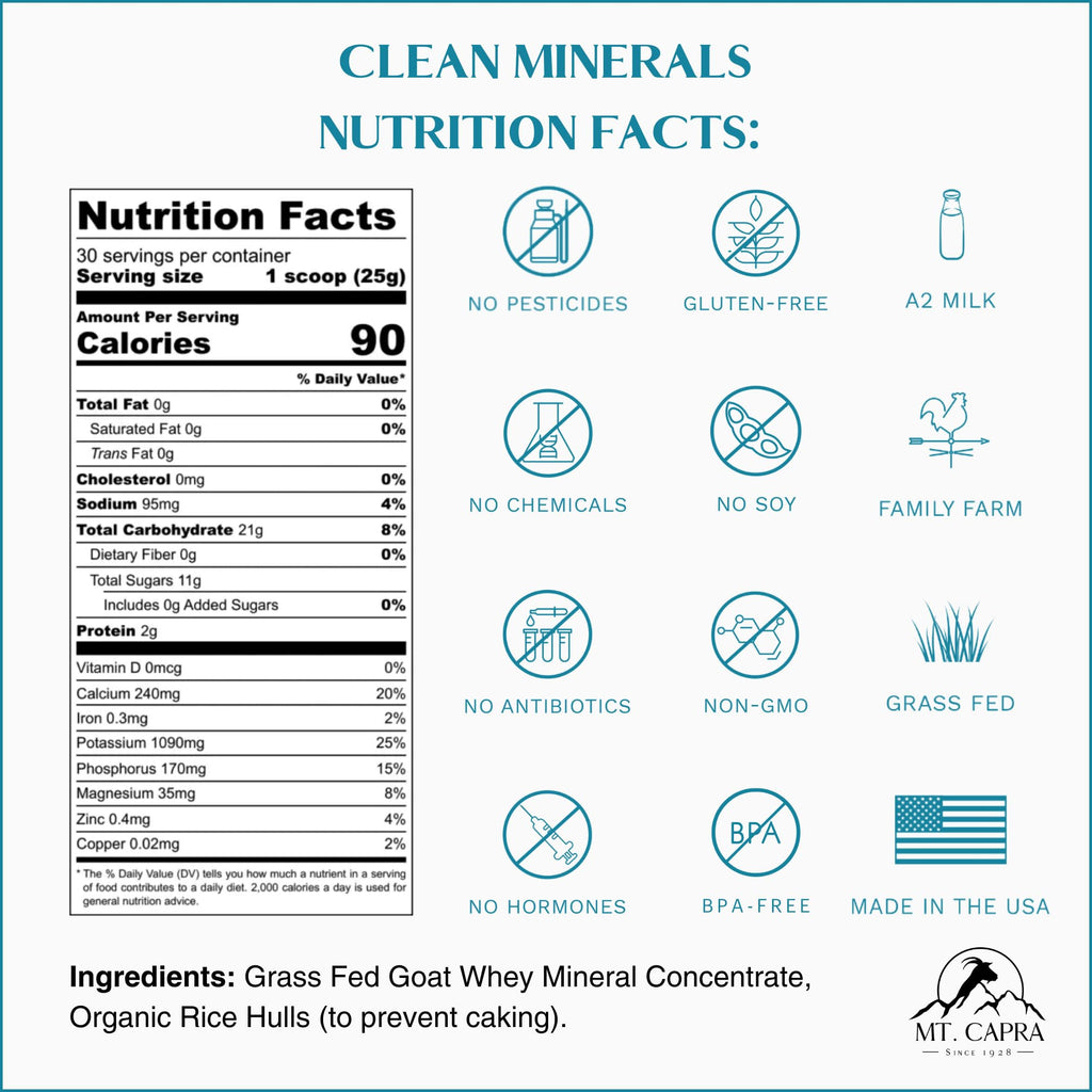 regenerative grass-fed goat whey
