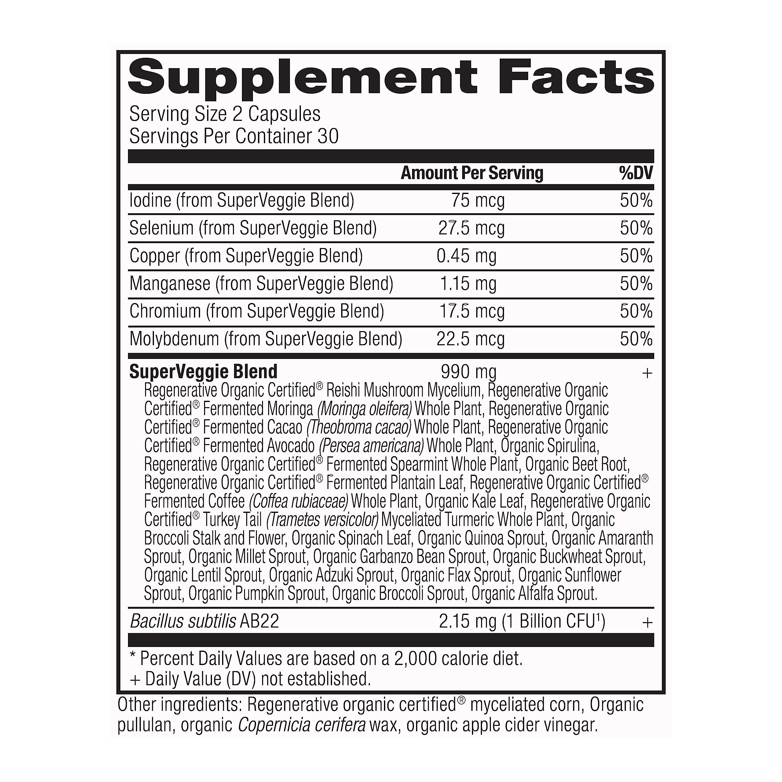 regenerative super veggies blend