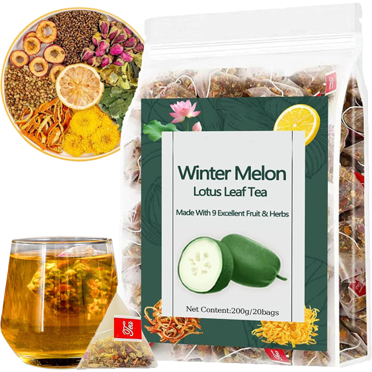 Regpem winter melon tea bags