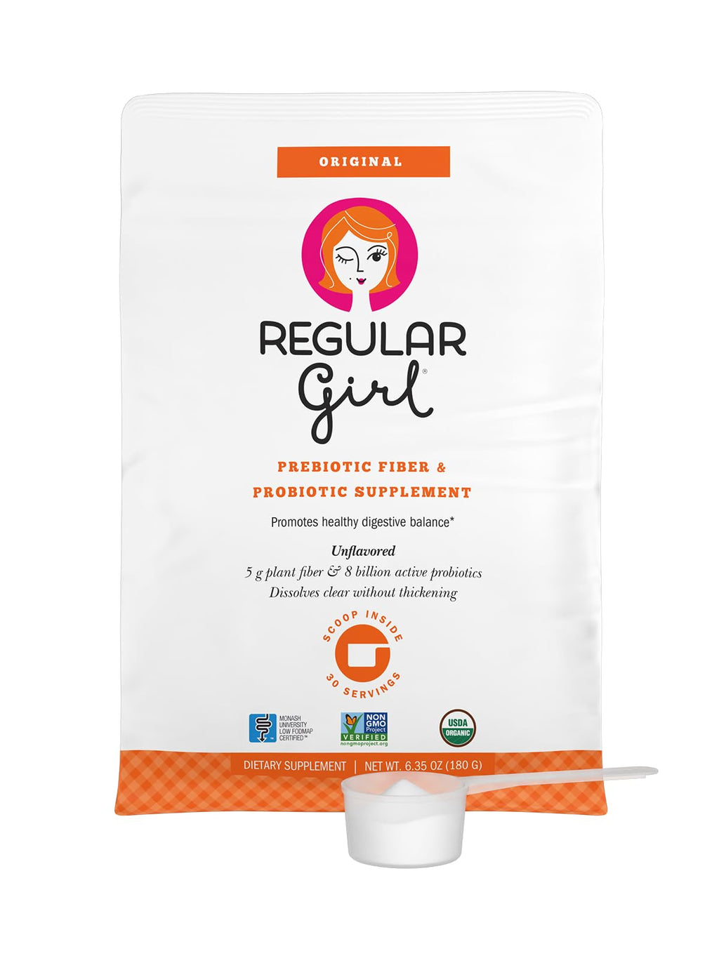 Regular Girl prebiotic fiber supplement