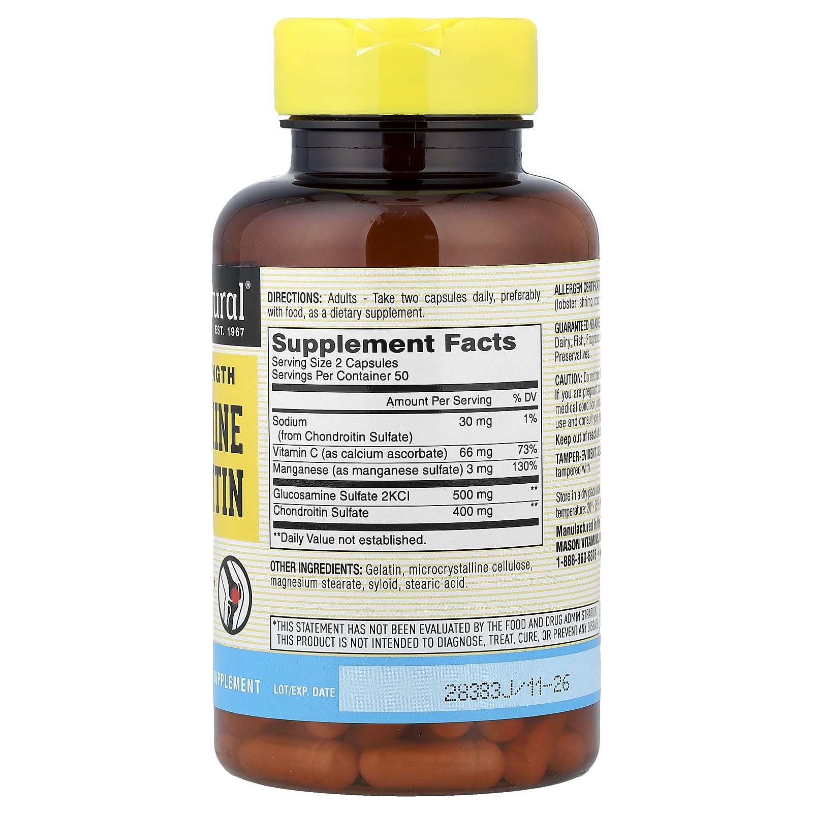 regular strength glucosamine capsules
