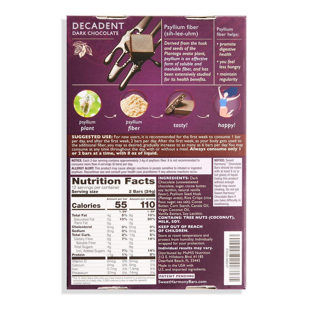 regularity support with psyllium bars