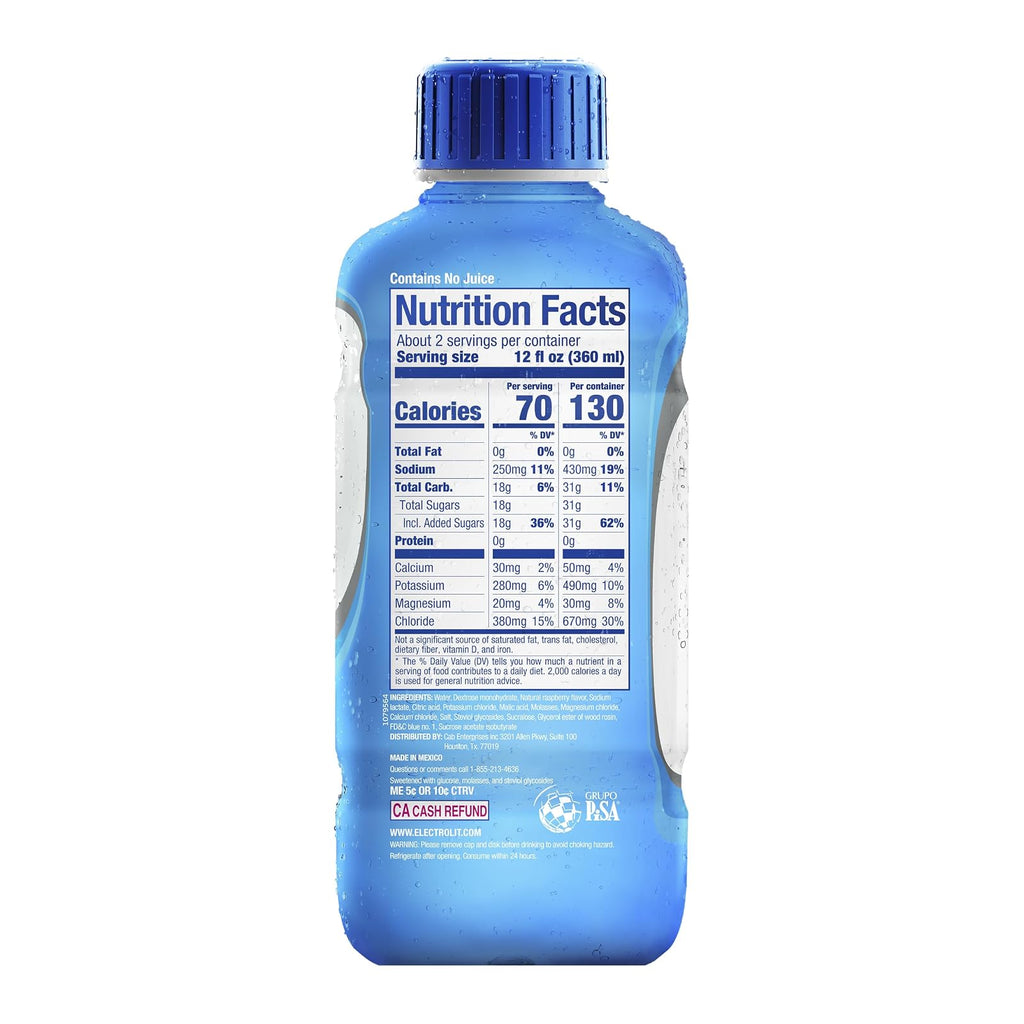 rehydrate with blue raspberry flavour