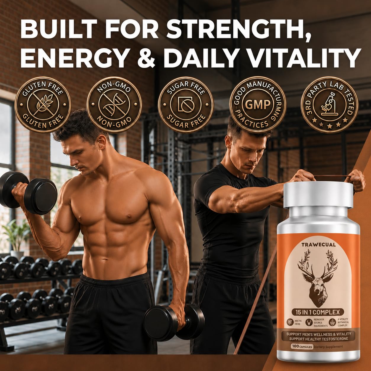 Reindeer capsules for hormone balance