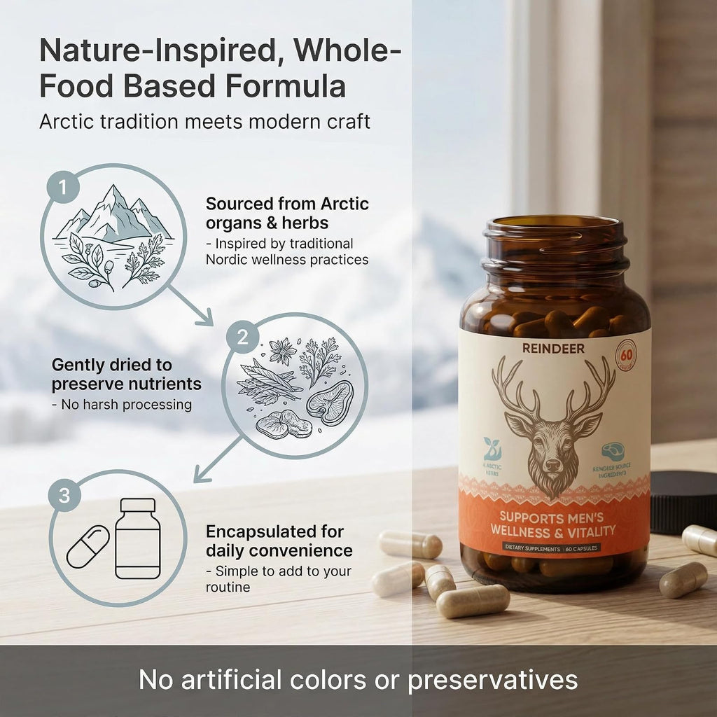 Reindeer Organ multivitamins for daily health