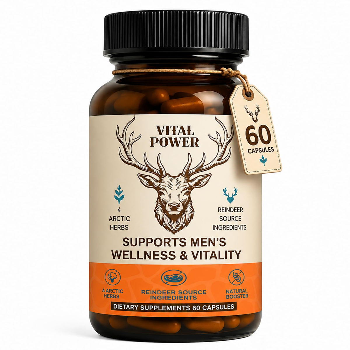 Reindeer Organ testosterone booster capsules