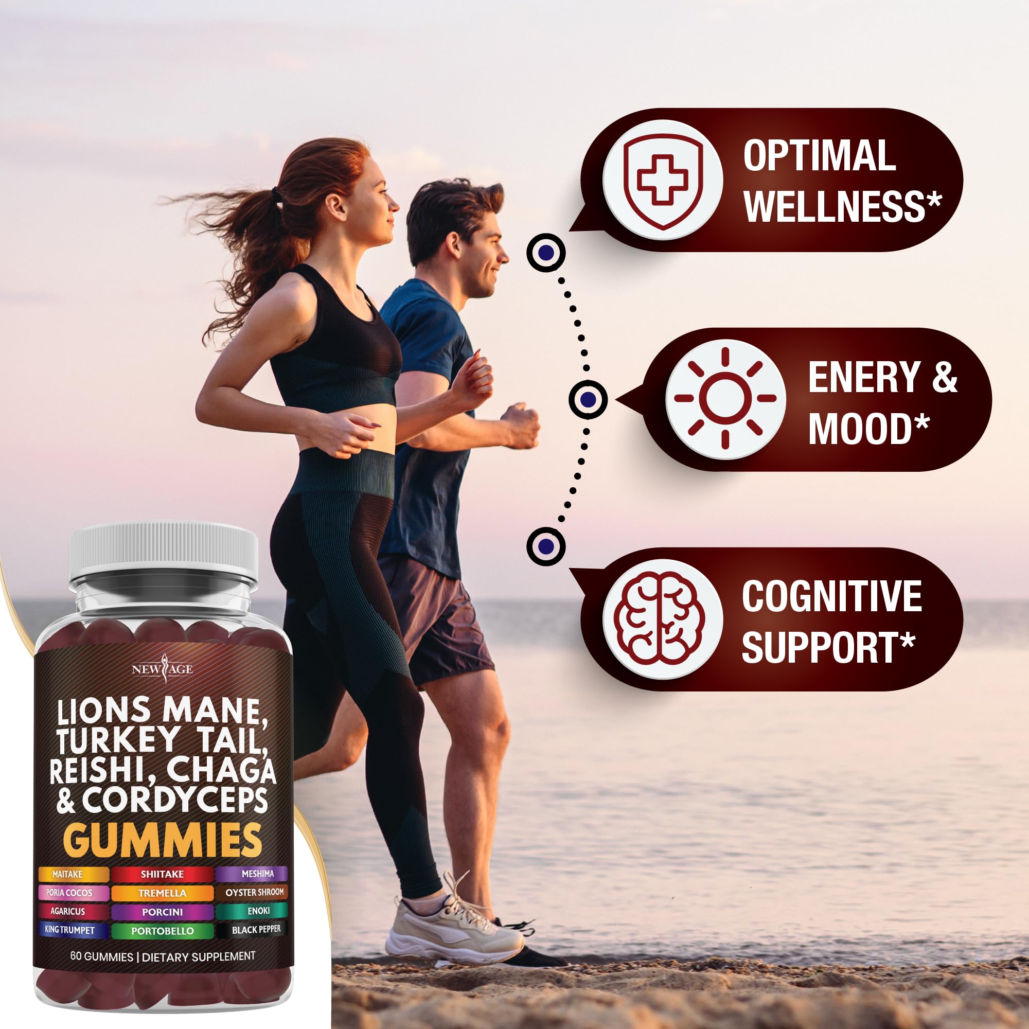Reishi and Cordyceps mushroom blend benefits