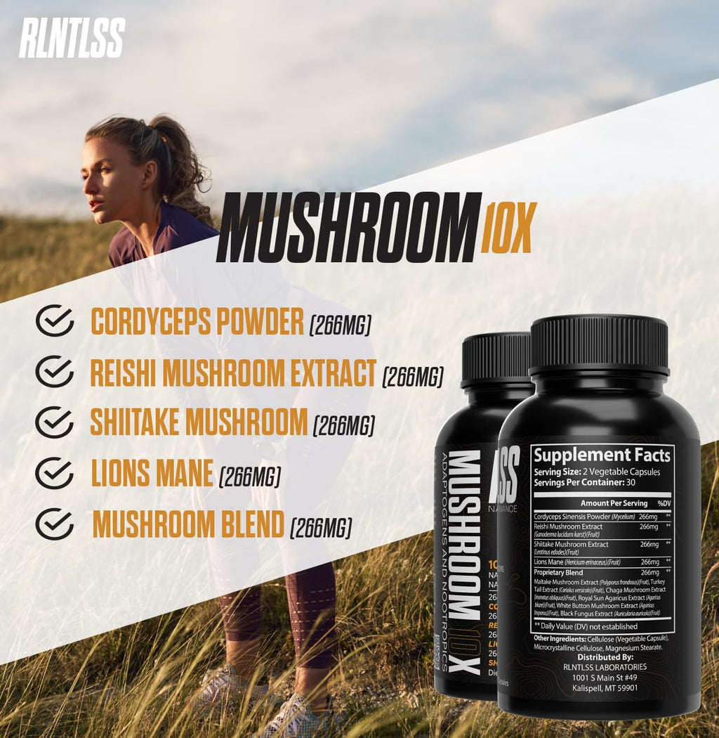 Reishi and Lion's Mane benefits