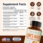 reishi and lion's mane for stress relief