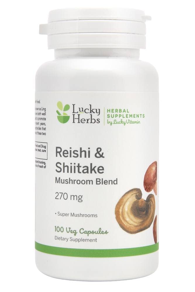 Reishi and Shiitake mushroom capsules