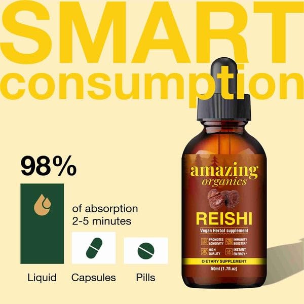Reishi drops for stress relief
