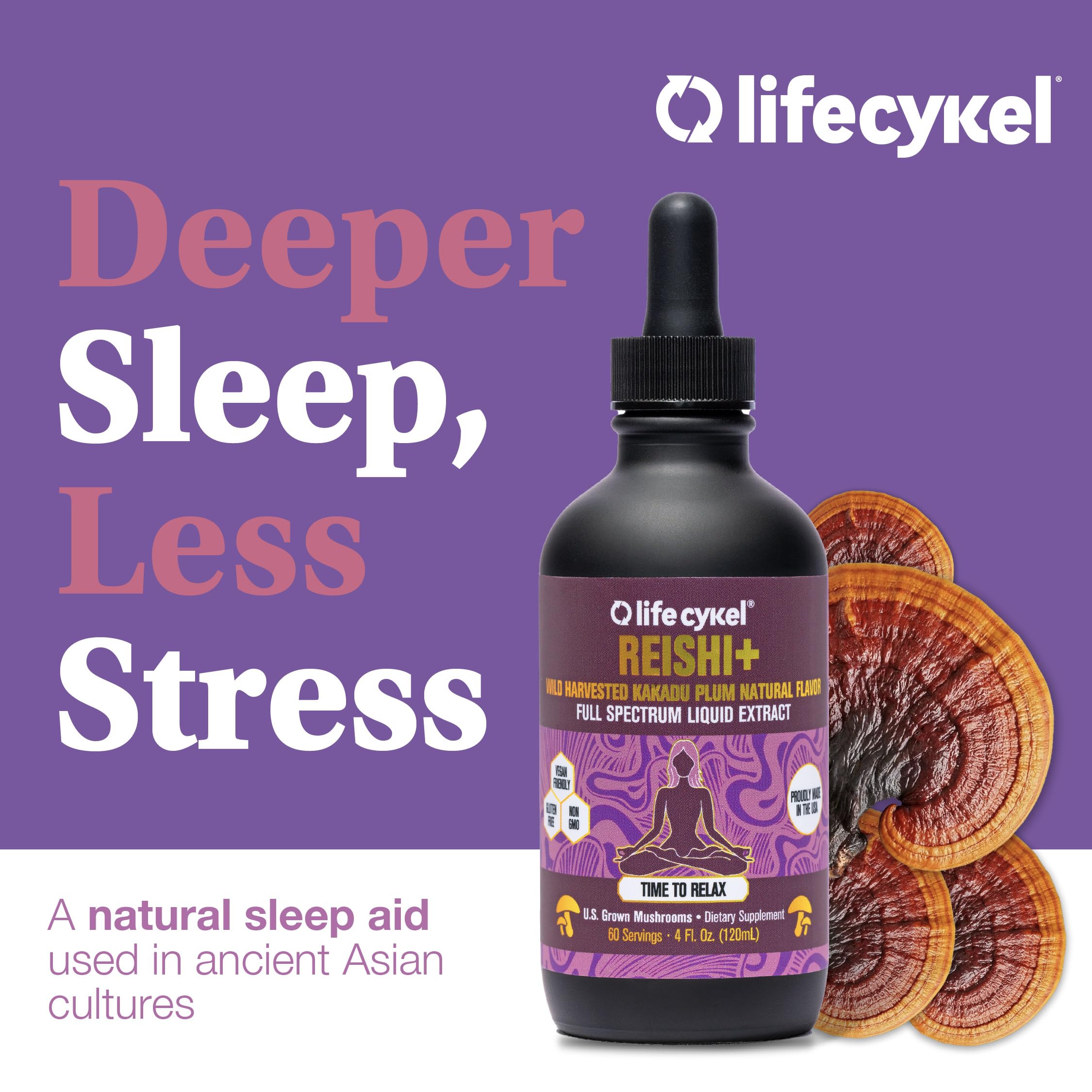 Reishi extract for overall vitality