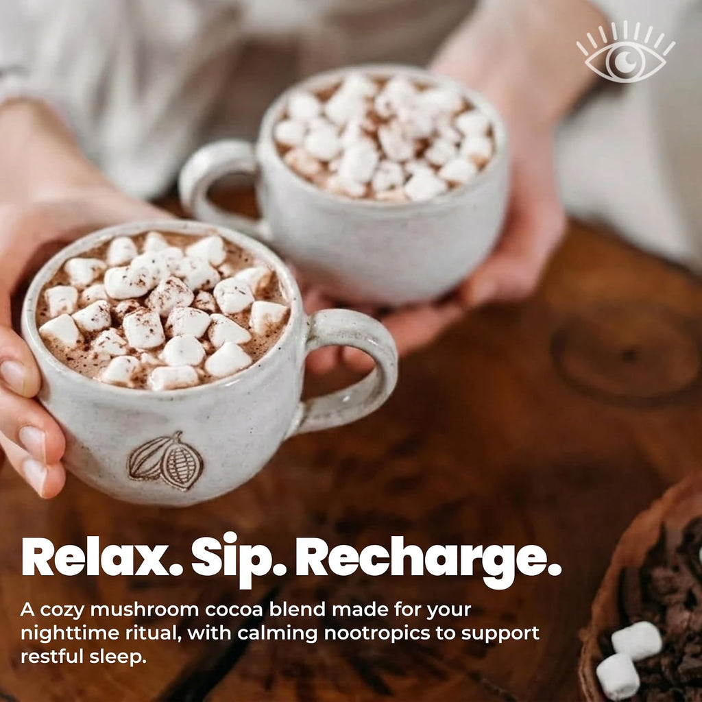 reishi infused cocoa drink