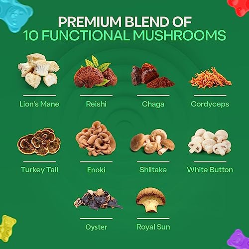 reishi mushroom benefits in gummy form