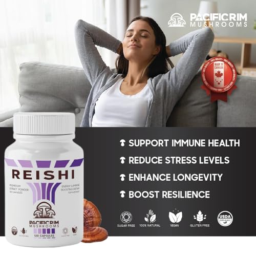 reishi mushroom capsules for daily vitality