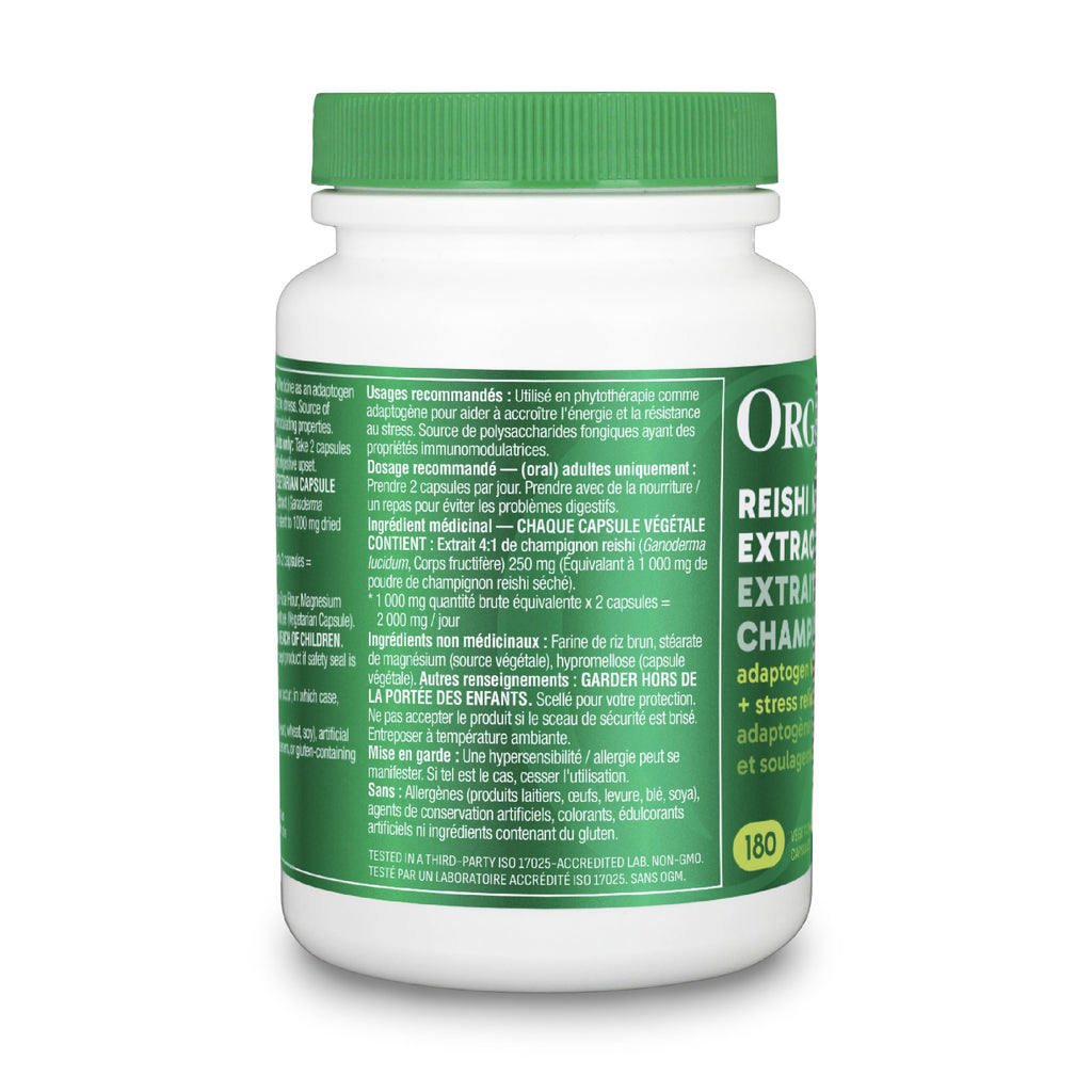 Reishi mushroom capsules for holistic health