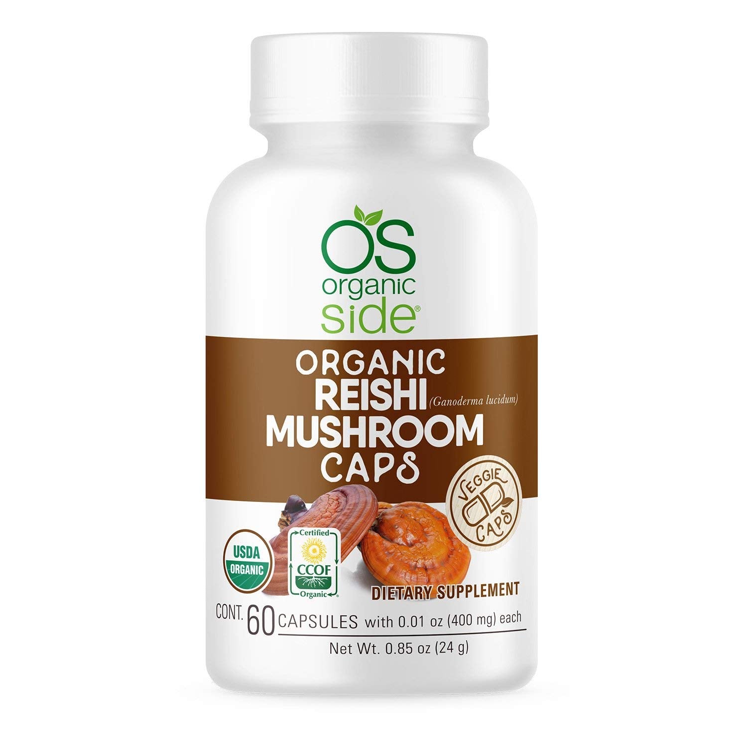 Reishi mushroom capsules for immunity