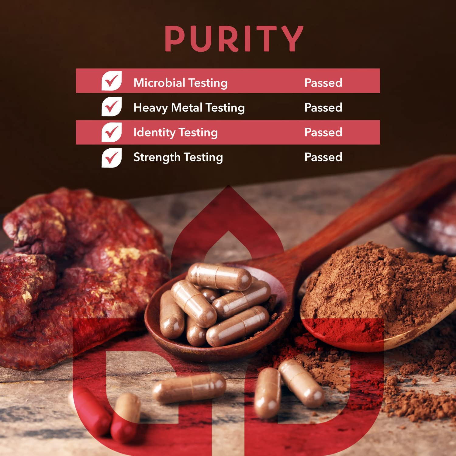 reishi mushroom capsules for overall wellness