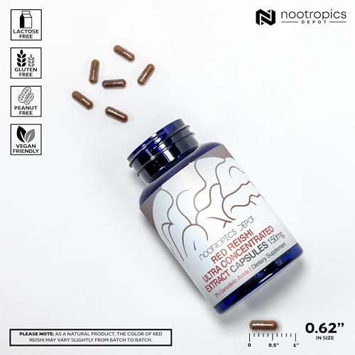 Reishi mushroom capsules for stress relief