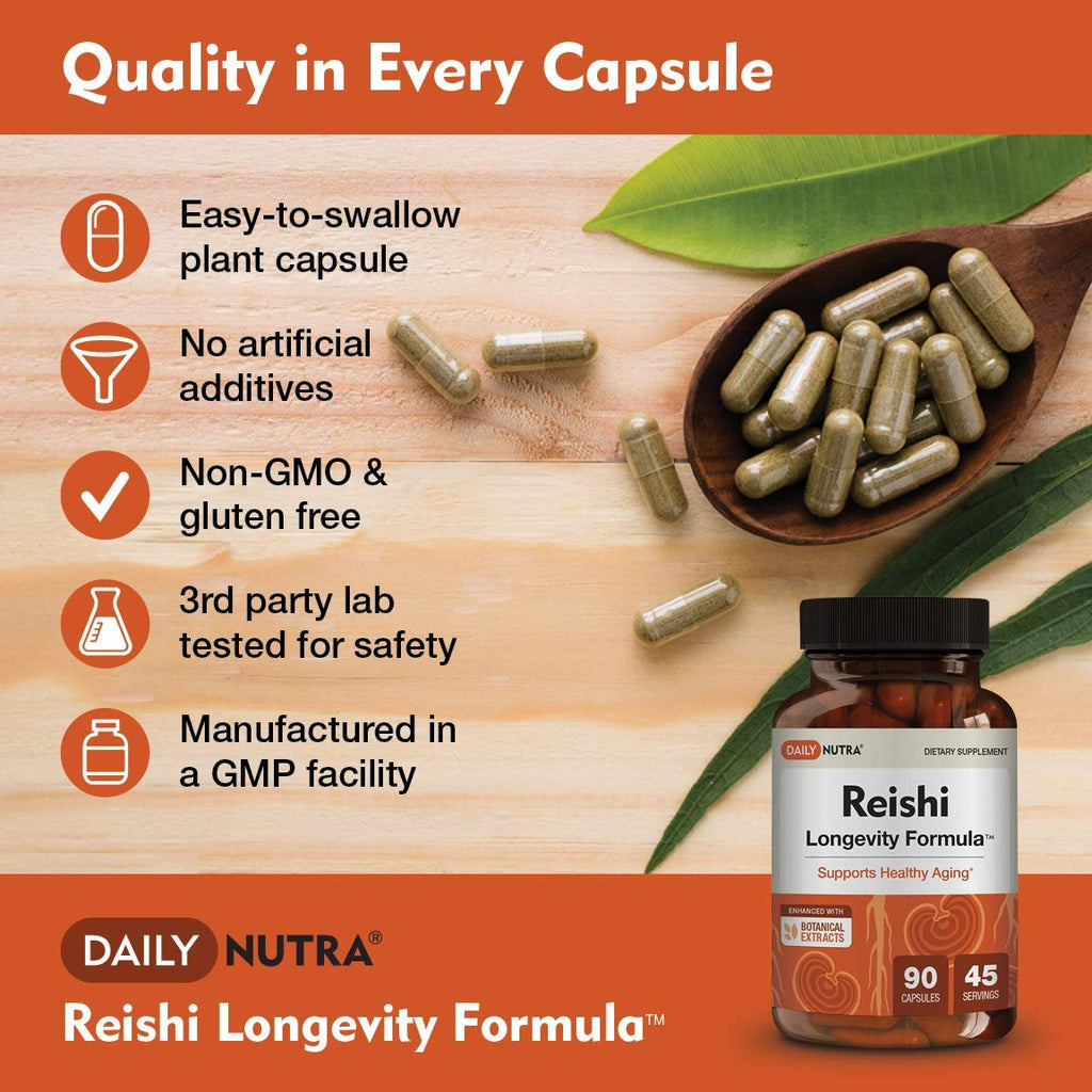 reishi mushroom capsules for vitality