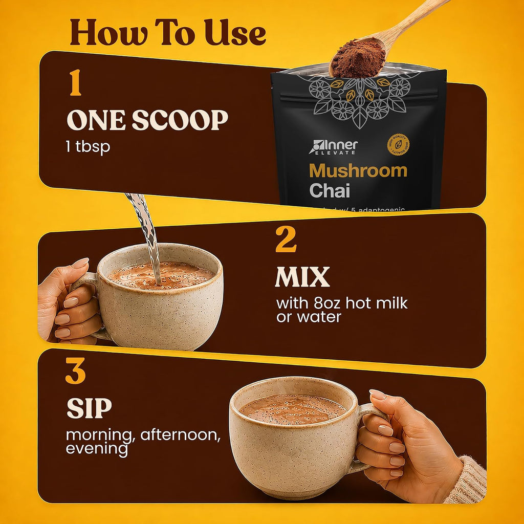 reishi mushroom chai for relaxation