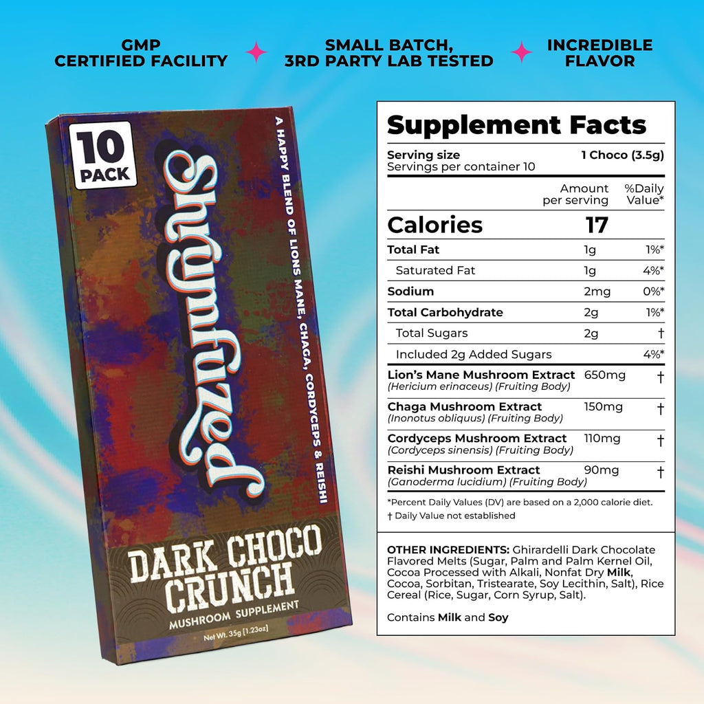 reishi mushroom chocolate snack pack