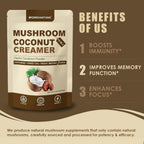 Reishi mushroom coffee enhancer