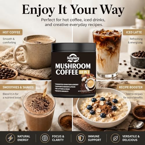 Reishi mushroom coffee for relaxation