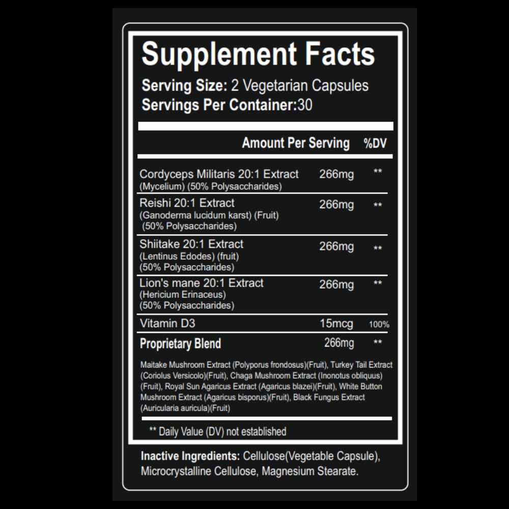 reishi mushroom complex for relaxation