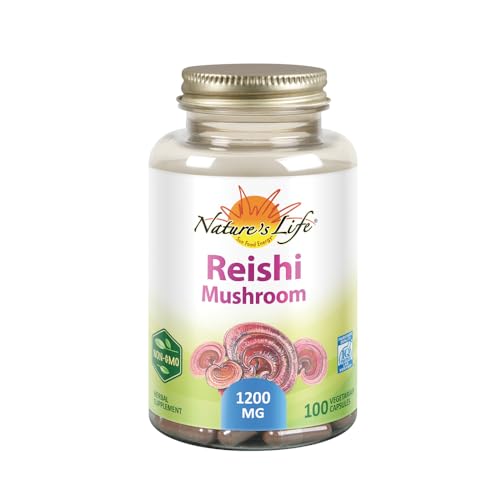 Reishi mushroom energy booster capsules