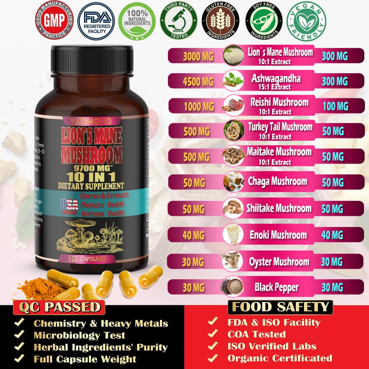 Reishi mushroom for immune health