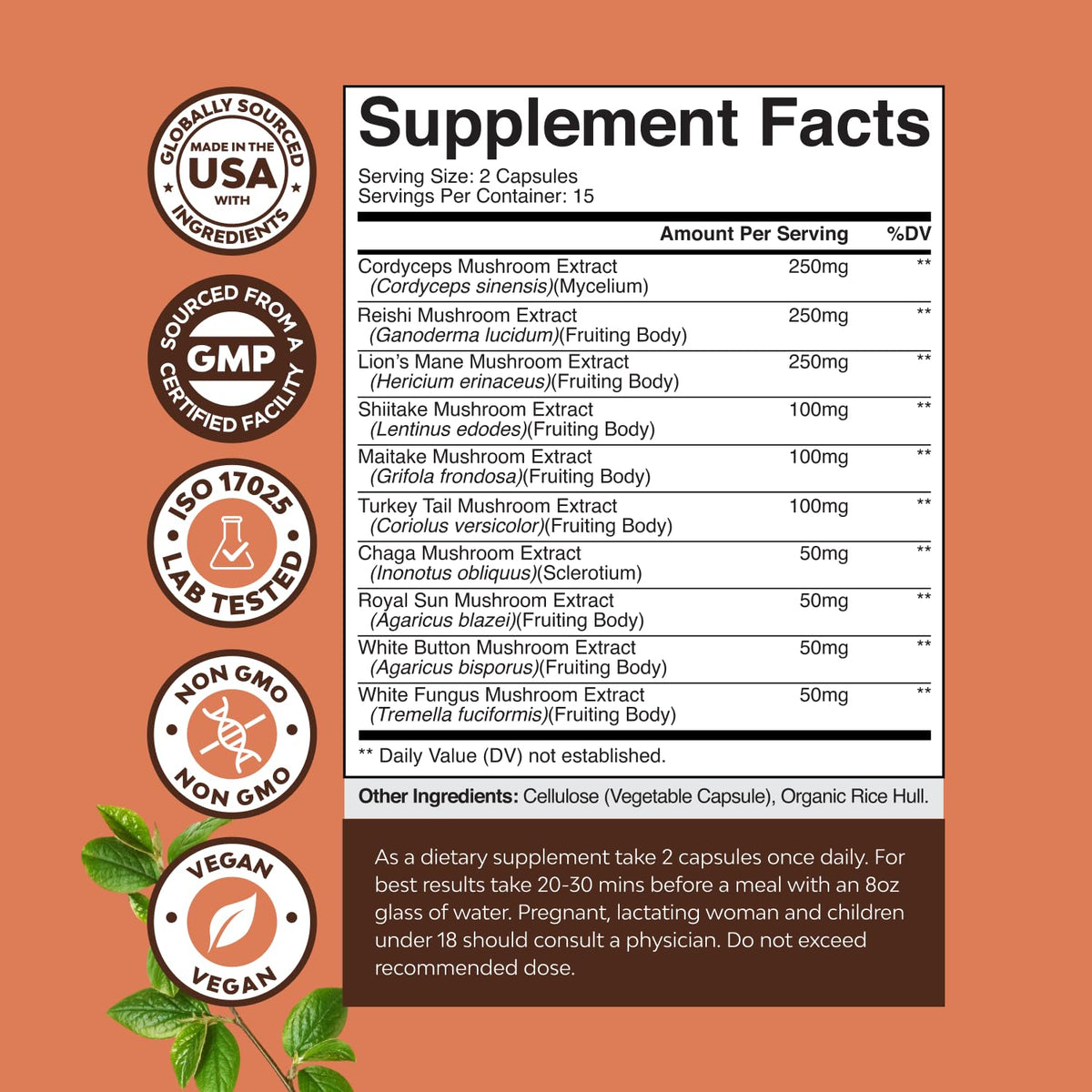 Reishi mushroom for stress relief